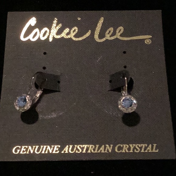 Cookie Lee | Jewelry | Cookie Lee Blue And Silver Genuine Austrian ...